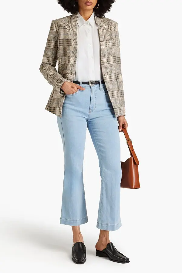 Veronica Beard High-rise Flare Jeans