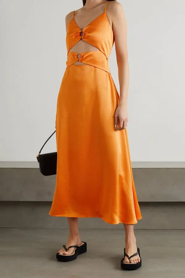 anna quan orange dress Anna Quan Lottie Dress, Orange, Size 6, fits