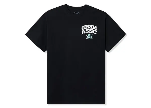 ANTI SOCIAL SOCIAL CLUB X Neighborhood Reverse Blue Logo Tee Shirt