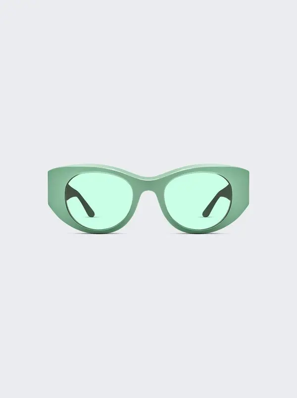 Thierry Lasry Spooky Cat-eye Sunglasses - Teal Green