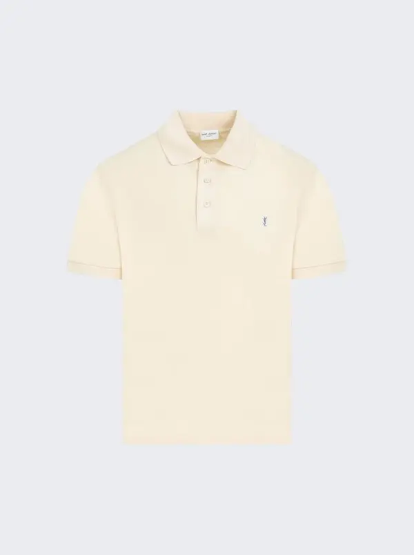 Saint Laurent Cassandre Piquã Polo Shirt