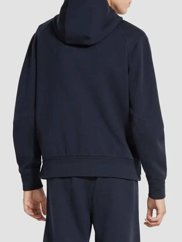 Zegna High Performance Wool Blend Hoodie