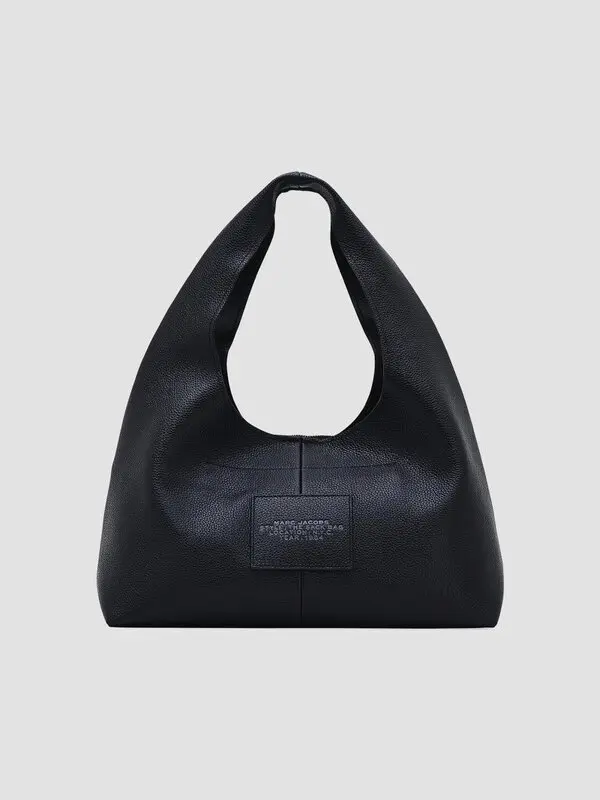 Marc Jacobs The Sack Leather Shoulder Bag - Black