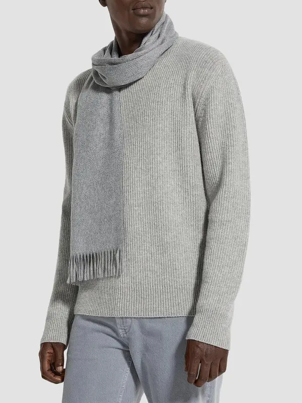 Zegna Oasi Cashmere Scarf - Grey