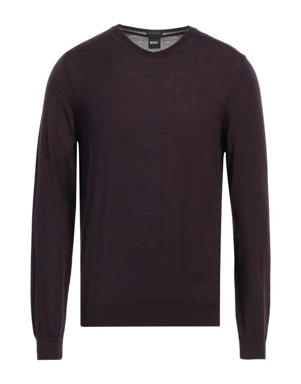 BOSS Virgin Wool Sweater - Purple