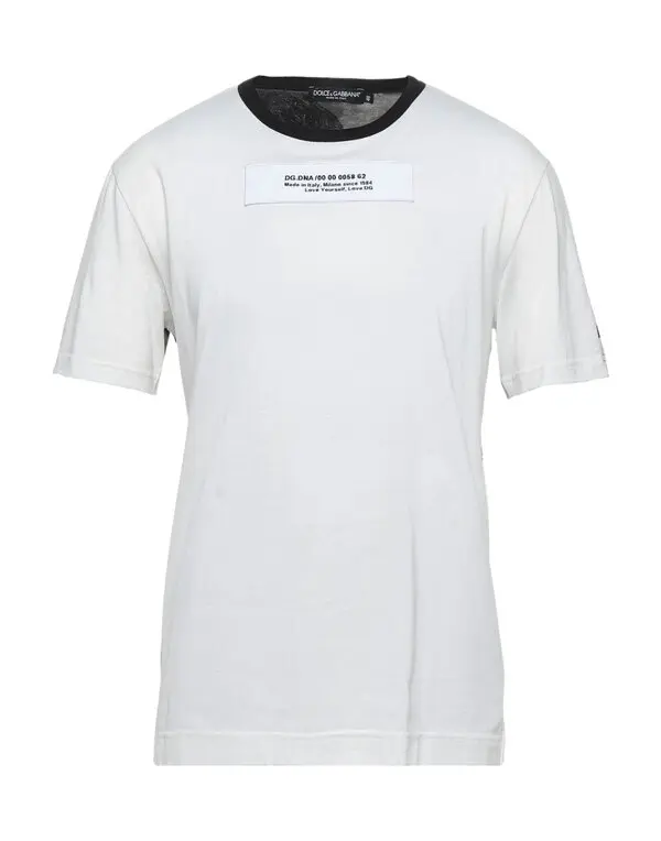 Dolce & Gabbana T-shirt Size Cotton, Viscose, Polyurethane, Polyester - White