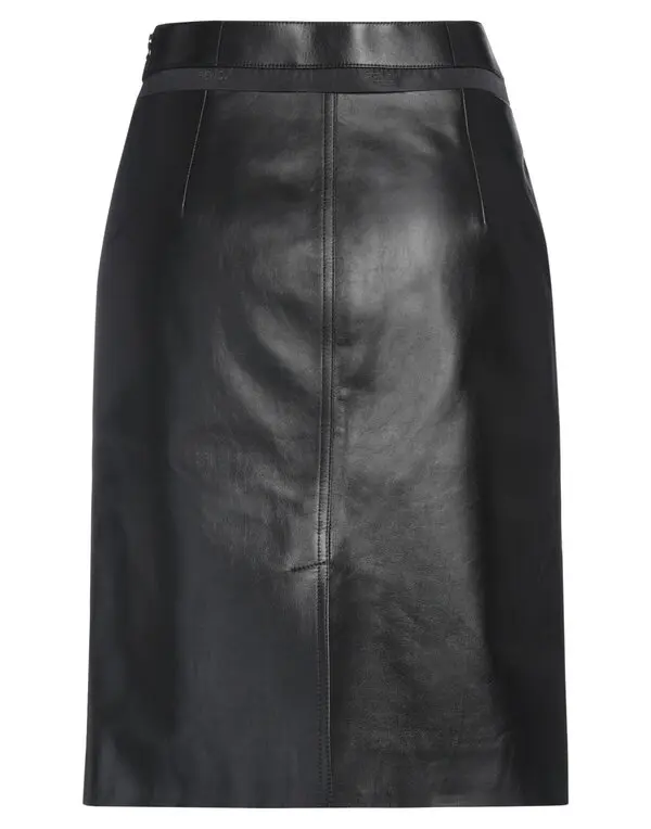 Fendi Midi Calfskin Pencil Skirt