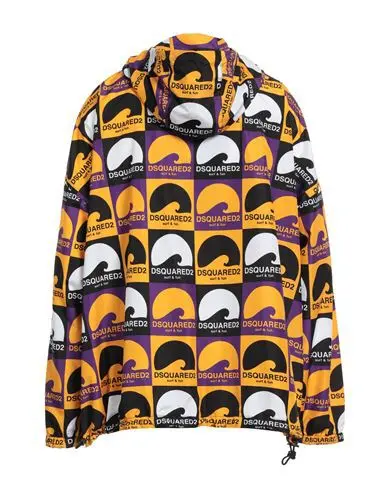 Dsquared2 Printed Windbreaker Jacket - Purple