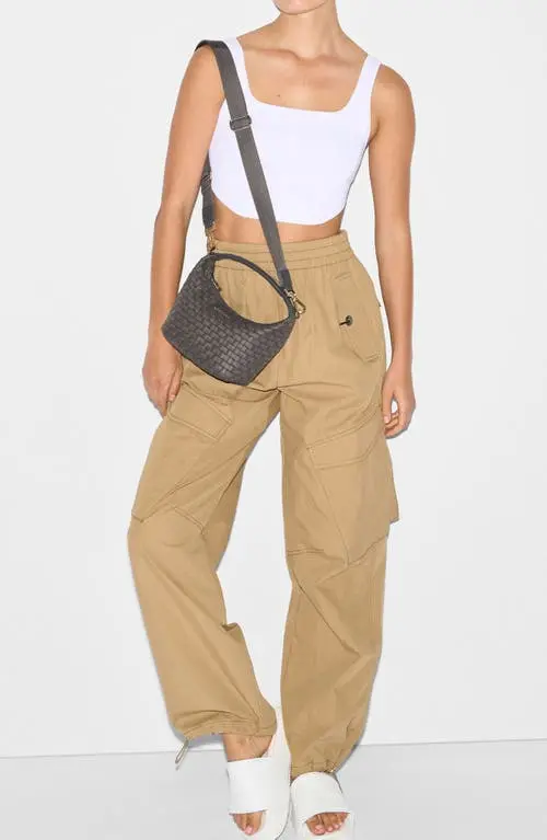 Mz Wallace Mini Woven Hobo Bag - Magnet