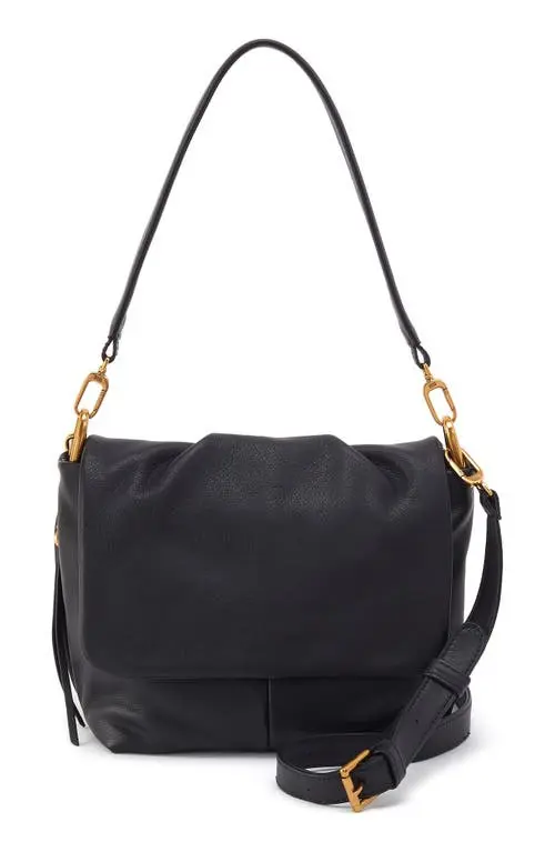 Hobo Harley Leather Shoulder Bag - Black