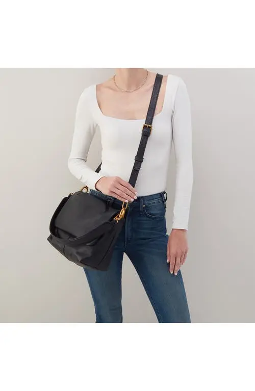 Hobo Harley Leather Shoulder Bag - Black