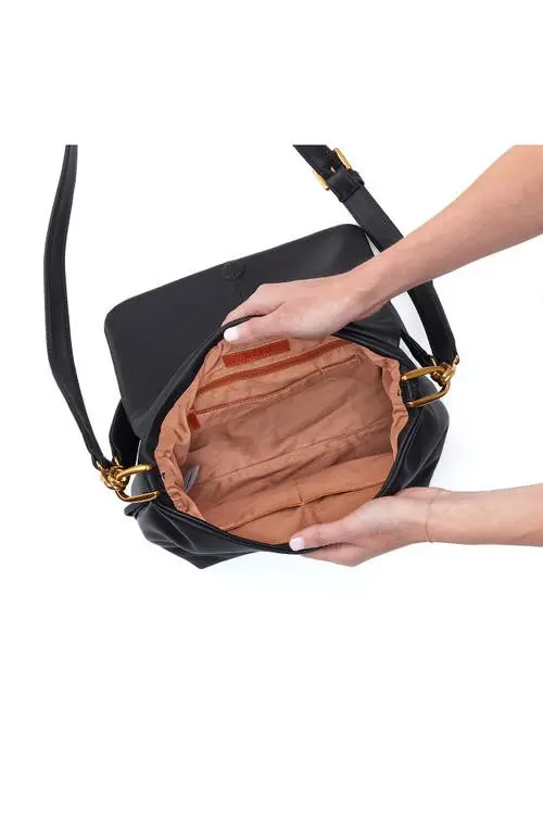 Hobo Harley Leather Shoulder Bag - Black