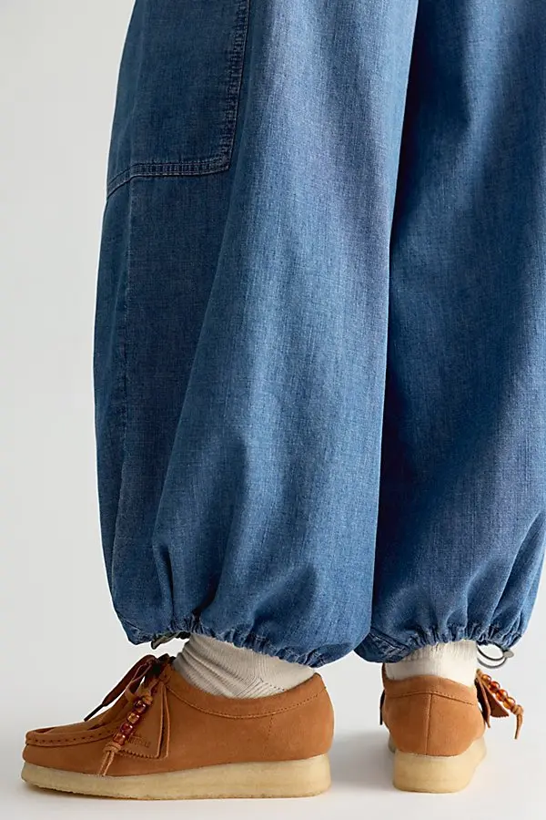 Clarks Wallabee Moccasins - Ginger Suede