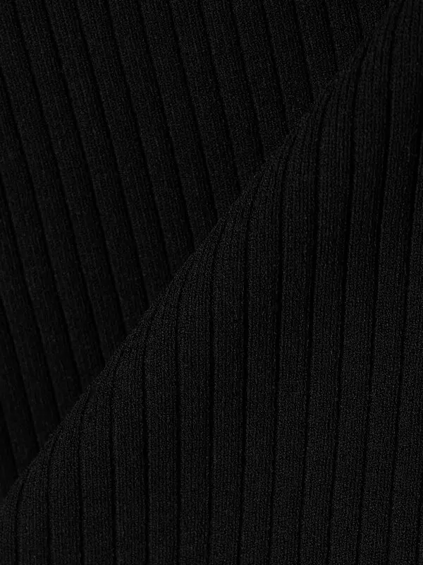 Altuzarra Lennon Strapless Ribbed-knit Bustier Top