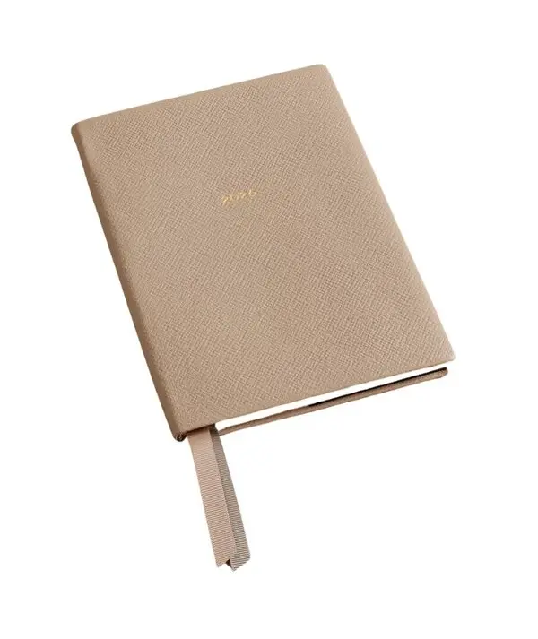 Smythson Soho Panama 2025 Textured-leather Weekly Diary