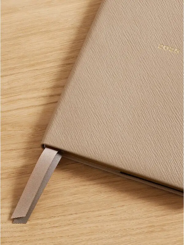 Smythson Soho Panama 2025 Textured-leather Weekly Diary