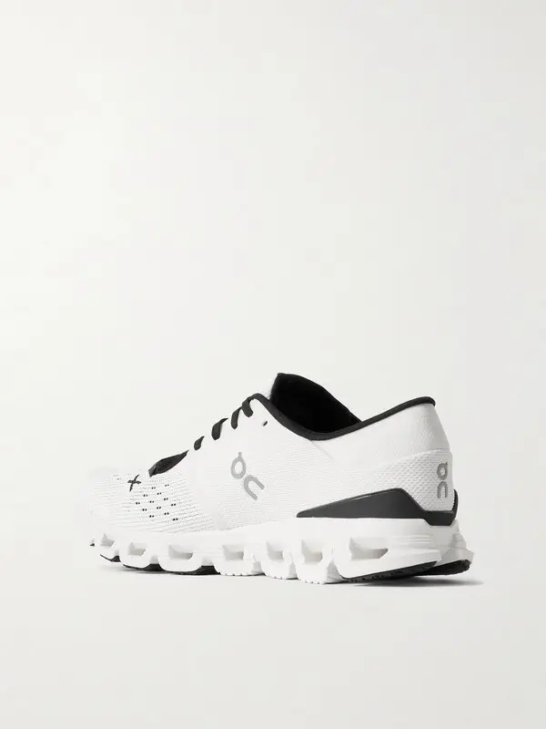 On X 4 Recycled-mesh Sneakers - White