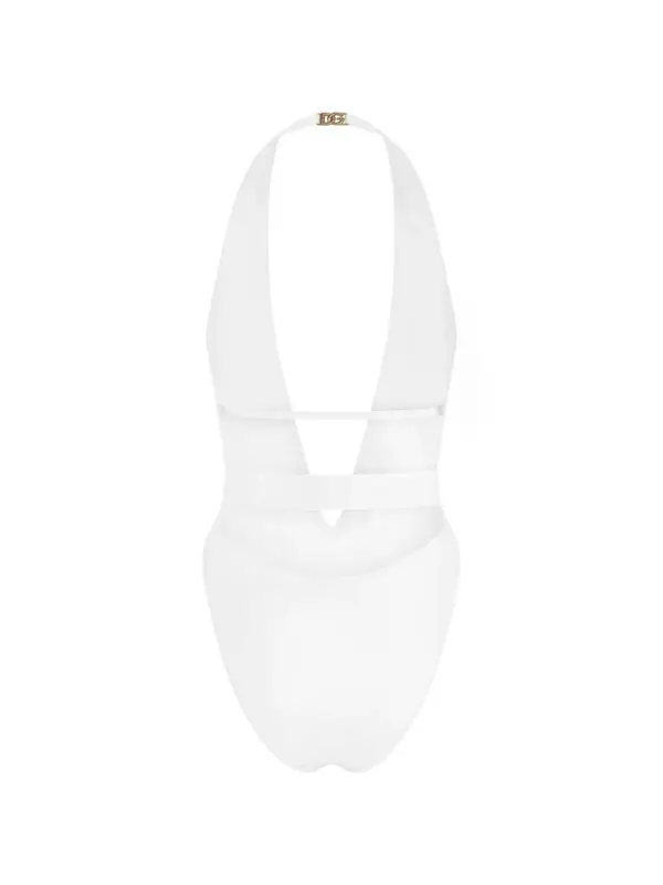 Dolce & Gabbana Plunge-neck Swimsuit