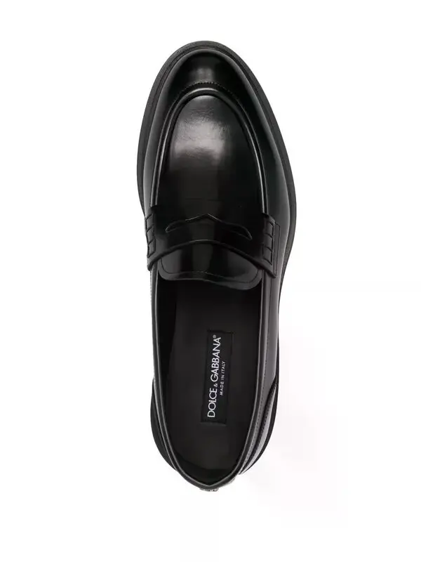 Dolce & Gabbana Brushed Leather Loafers