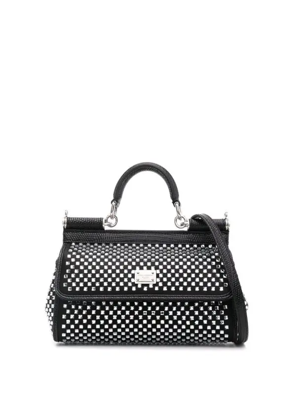 Dolce & Gabbana Small Sicily Tote Bag - Black