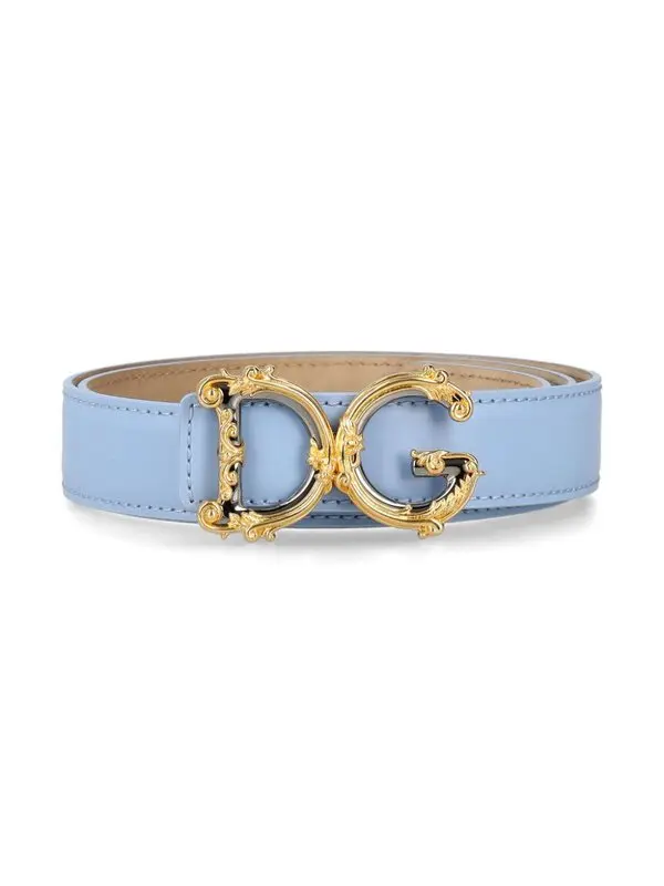 Dolce & Gabbana Dg Baroque Belt - Blue | Editorialist