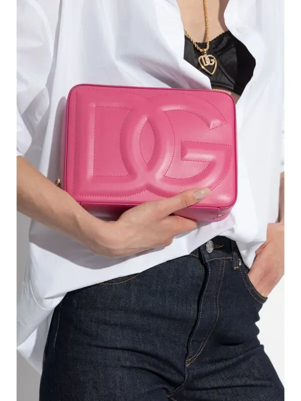 Dolce & Gabbana Dg Logo Camera Bag - Pink