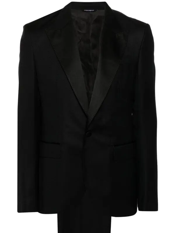 Dolce & Gabbana Monogram-jacquard Suit