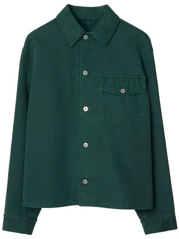 Burberry Equestrian Knight Motif Cotton Jacket