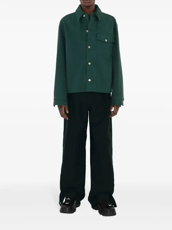 Burberry Equestrian Knight Motif Cotton Jacket