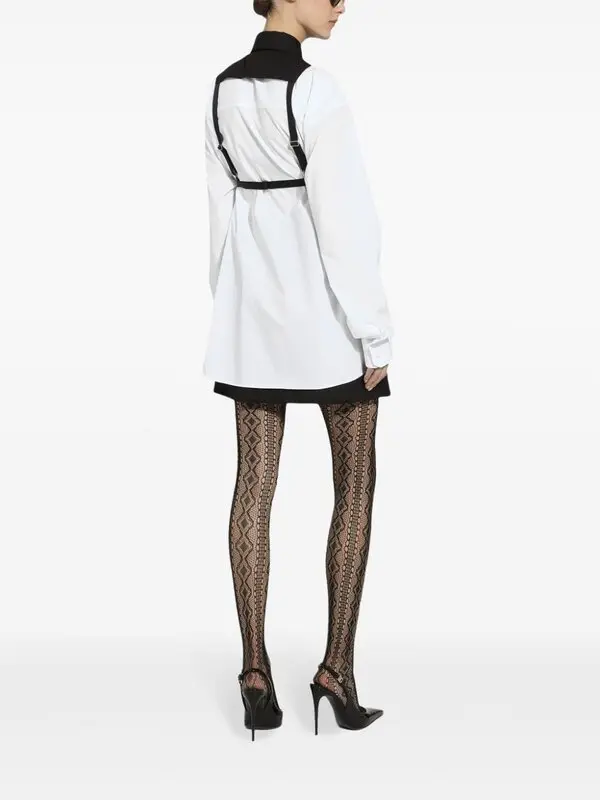 Dolce & Gabbana Bib-detail Oversized Shirt
