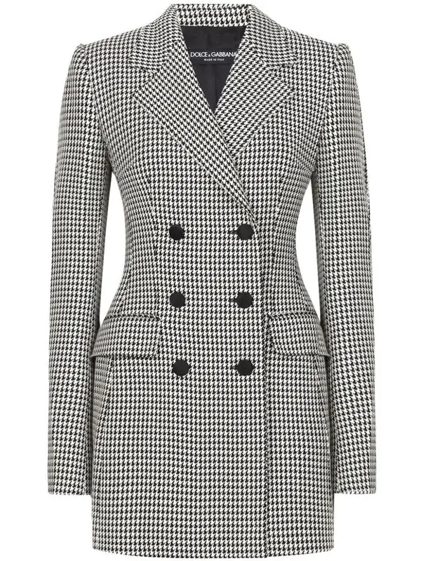 Dolce & Gabbana Check Pattern Jacket