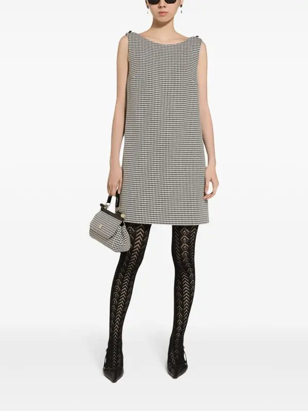 Dolce & Gabbana Houndstooth-pattern Dress