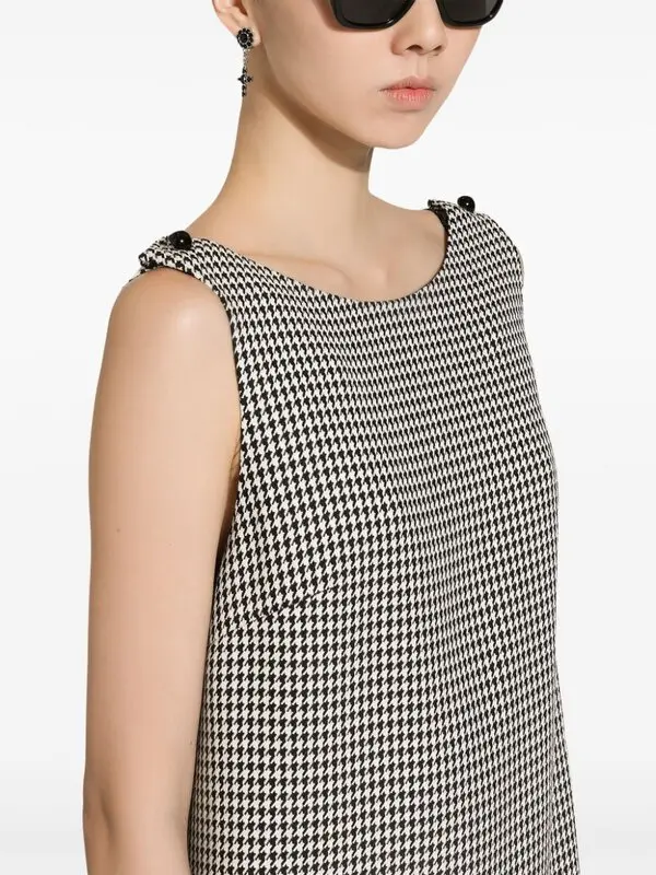 Dolce & Gabbana Houndstooth-pattern Dress