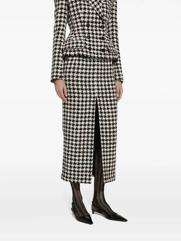 Dolce & Gabbana Tartan Check Skirt - Black