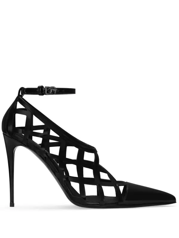 Dolce & Gabbana Caged Leather Pumps