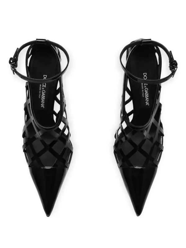 Dolce & Gabbana Caged Leather Pumps