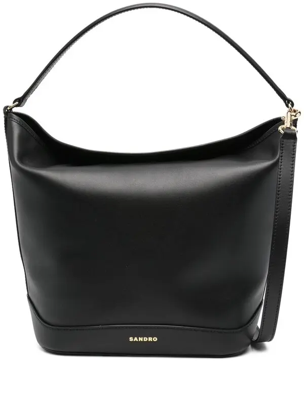 Sandro Tangoso Bucket Bag - Black