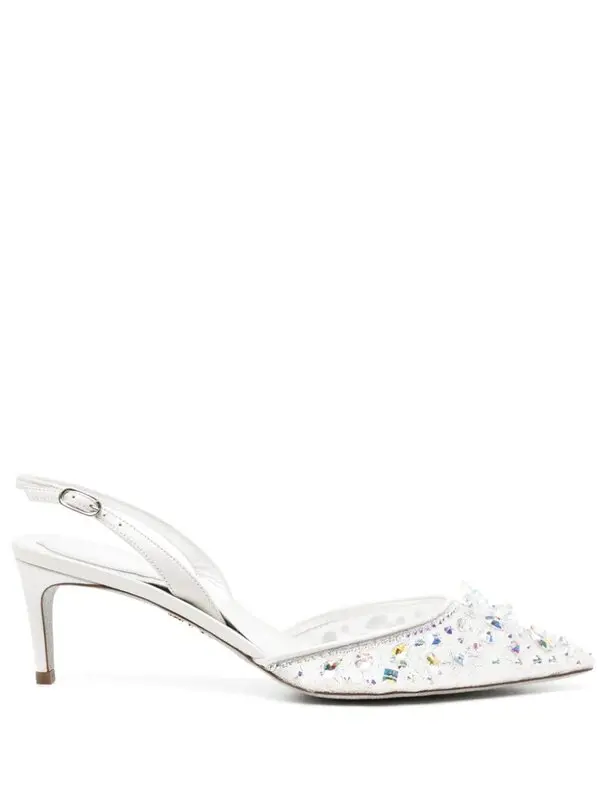 Rene Caovilla 60mm Cinderella Pumps