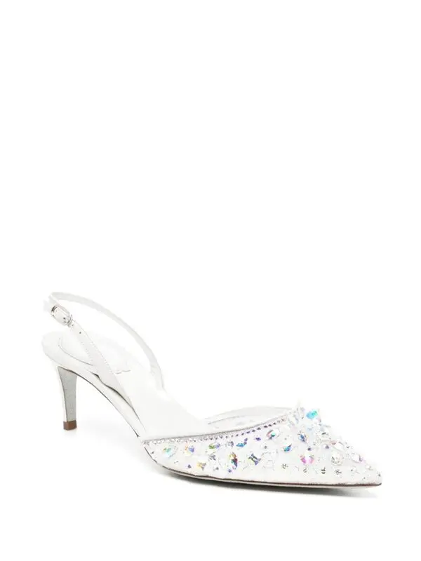 Rene Caovilla 60mm Cinderella Pumps