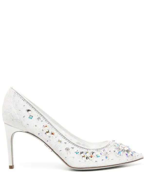 Rene Caovilla 80mm Crystal-embellished Pumps