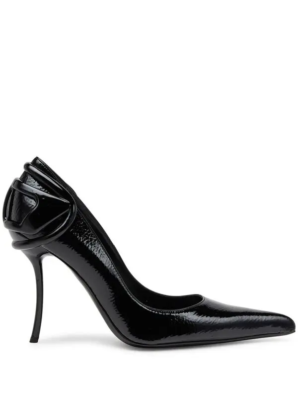 DIESEL® D-ten Logo-detail Pumps - Black
