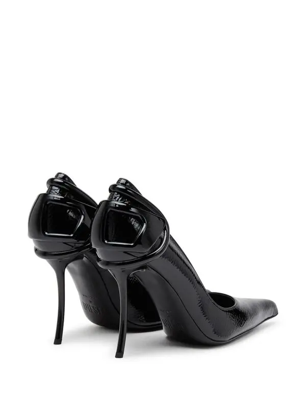 DIESEL® D-ten Logo-detail Pumps - Black