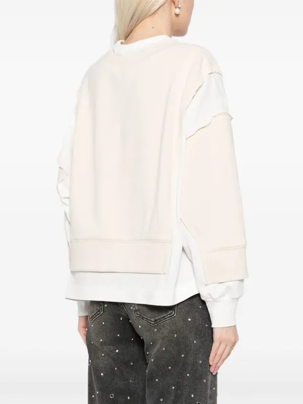 Undercover Contrast-panel Sweatshirt - White