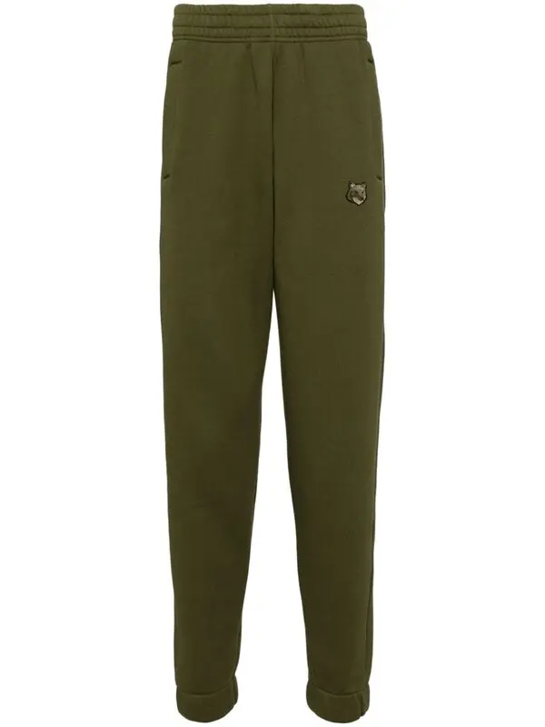 Maison Kitsuné Signature Fox Motif Track Pants - Green