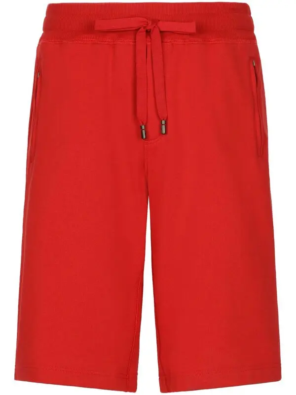 Dolce & Gabbana Logo-tag Track Shorts - Red