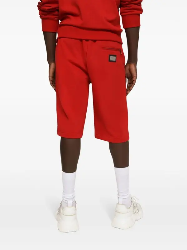 Dolce & Gabbana Logo-tag Track Shorts - Red