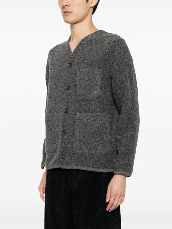Universal Works Fleece Cardigan - Grey