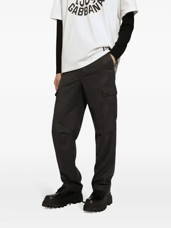 Dolce & Gabbana Virgin-wool Cargo Trousers