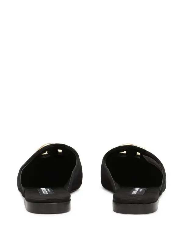 Dolce & Gabbana Dna Logo Plaque Slippers