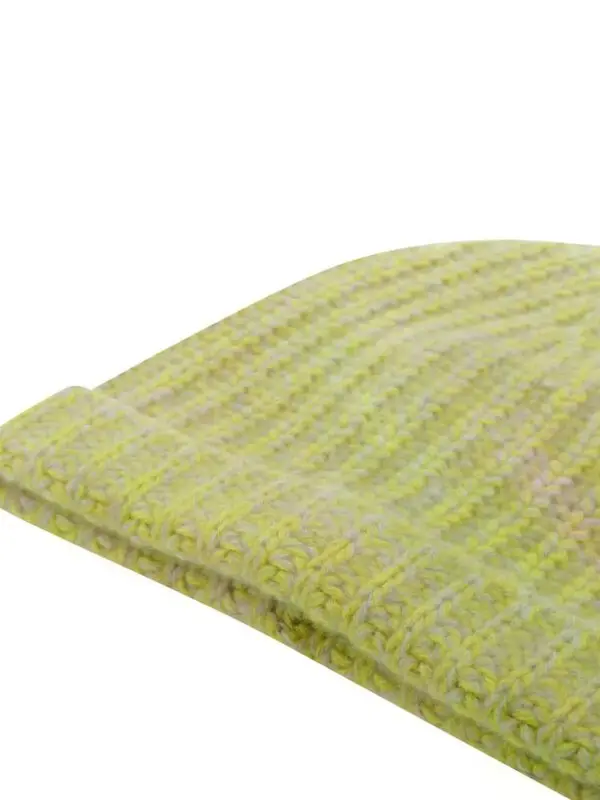 THE ELDER STATESMAN Cashmere Beanie - Yellow